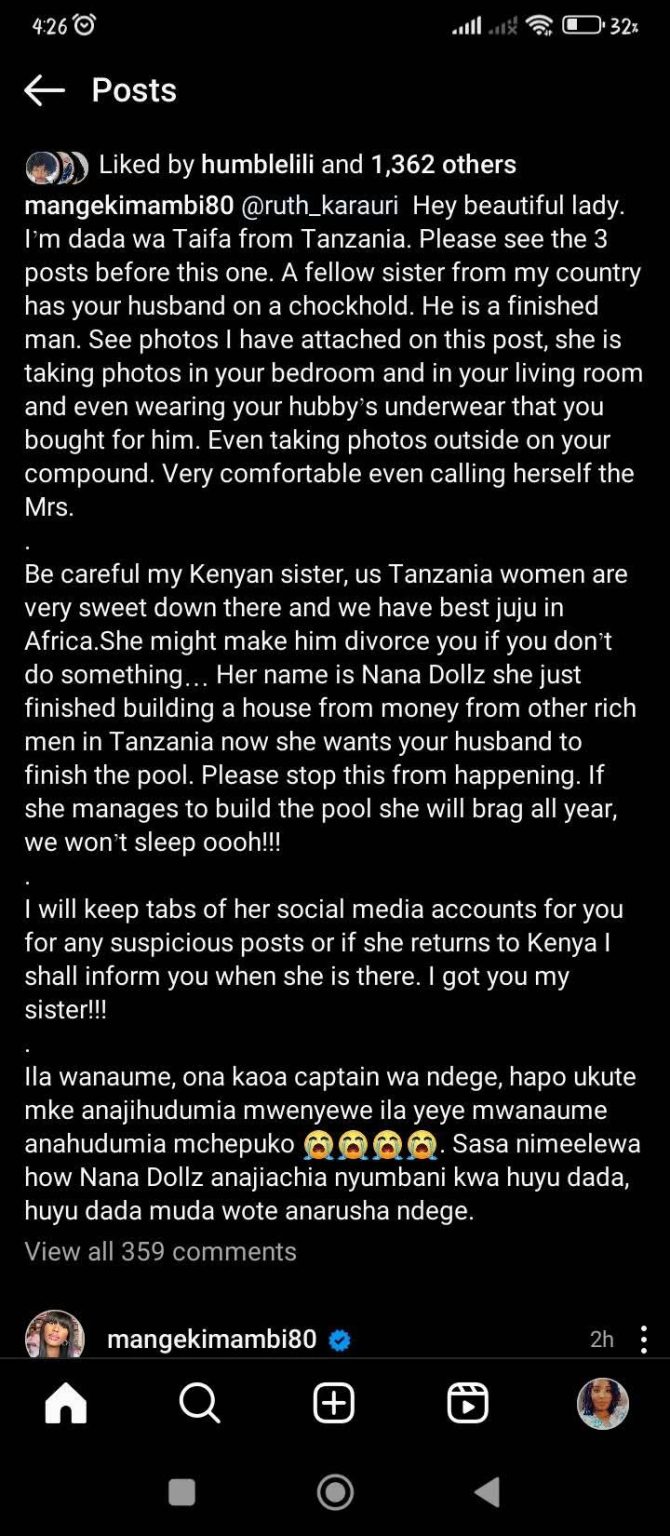 Kasarani MP Ronald Karauri Exposed For Cheating on Wife With Tanzanian ...